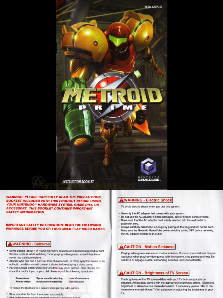 Metroid Prime Manual | PDF