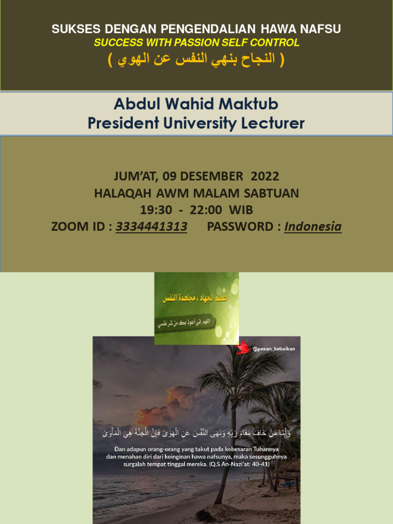 SUKSES DENGAN PENGENDALIAN HAWA NAFSU-2 | PDF