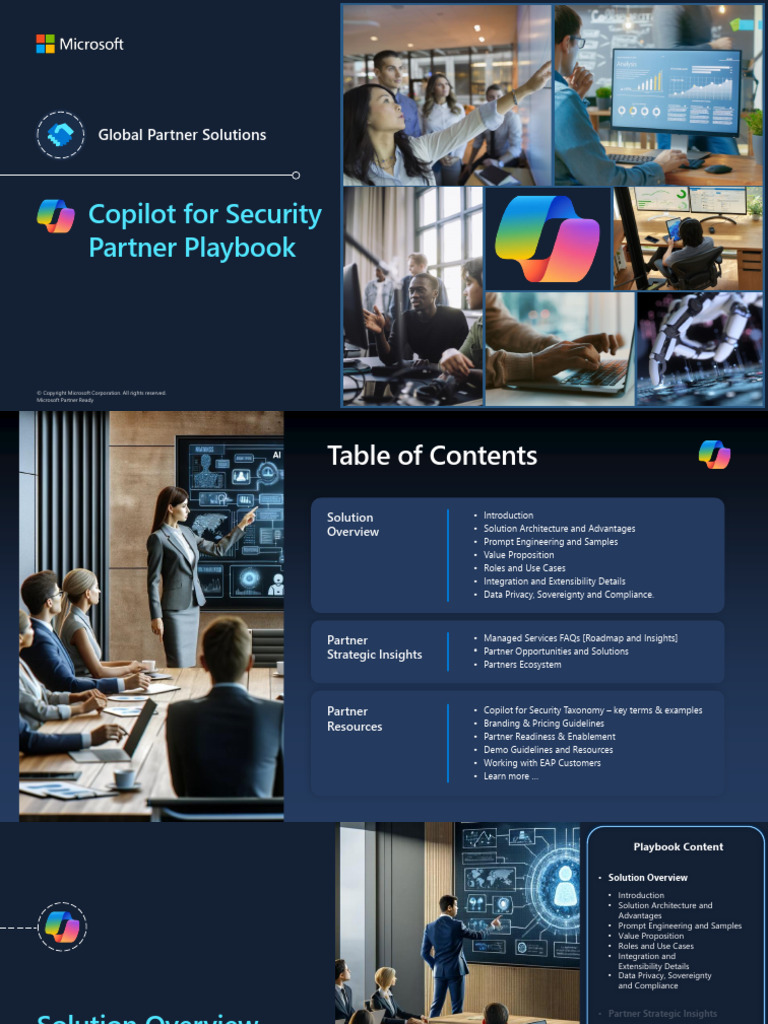 CopilotforSecurityPartnerPlaybook | PDF | Computer Security | Security
