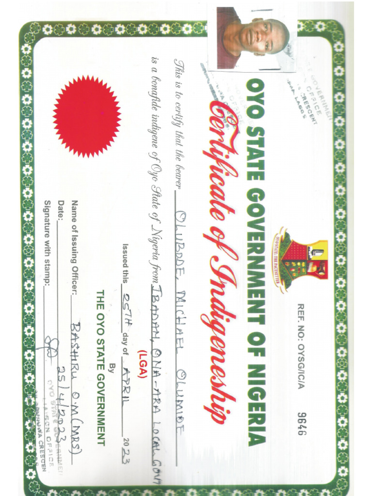 Certificate of Origin | PDF