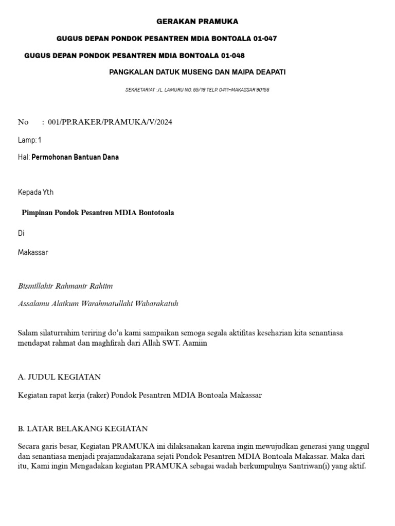 PROPOSAL RAKER 001.docx - 20240527 - 215209 - 0000 | PDF | Karier ...