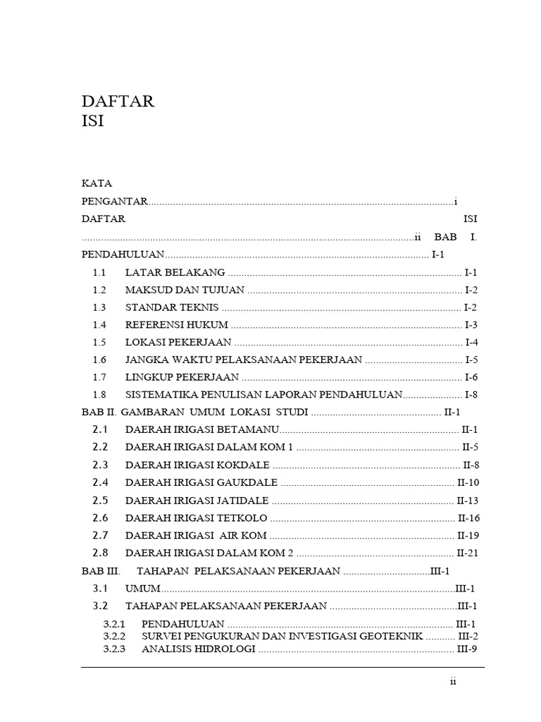 01 DESAIN REHABILTASI DAERAH IRIGASI DALAM KOM I 225 Ha PDF