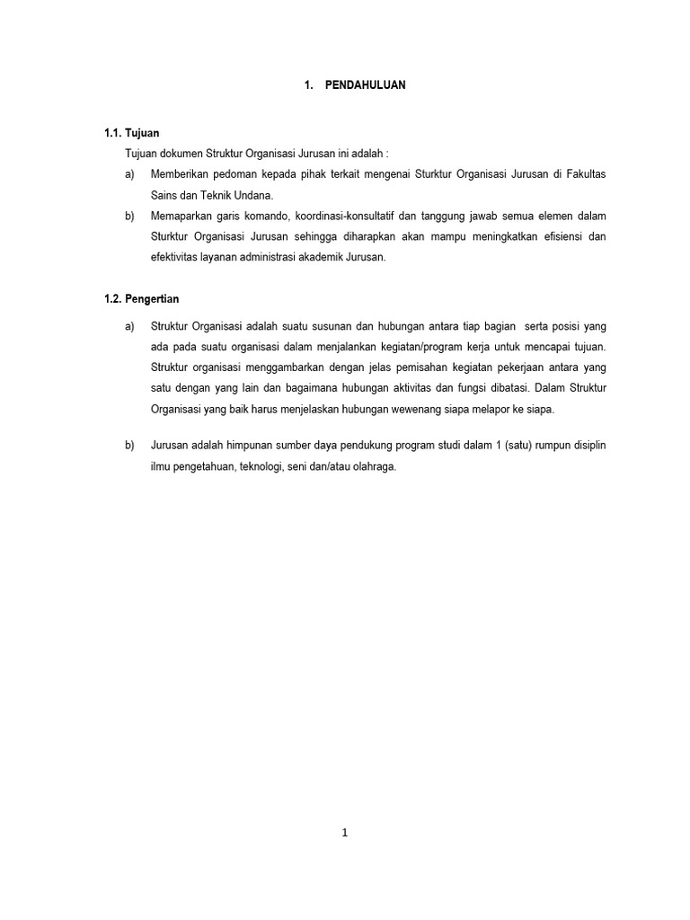 03 Struktur Organisasi Jurusan | PDF 03 Struktur Organisasi Jurusan | PDF