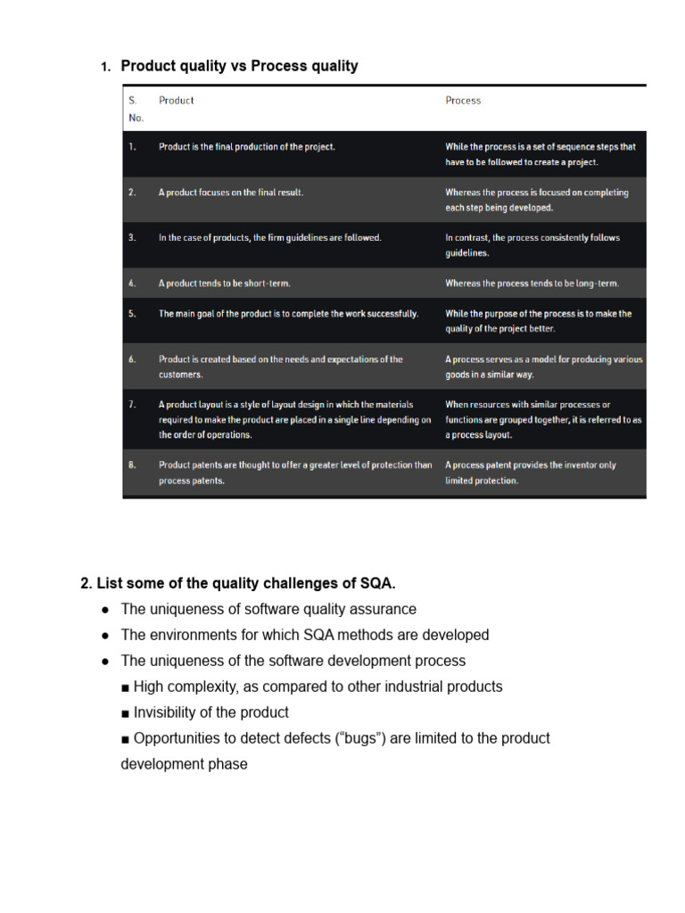 SQA_QB Ans | Download Free PDF | Software Testing | Software Quality