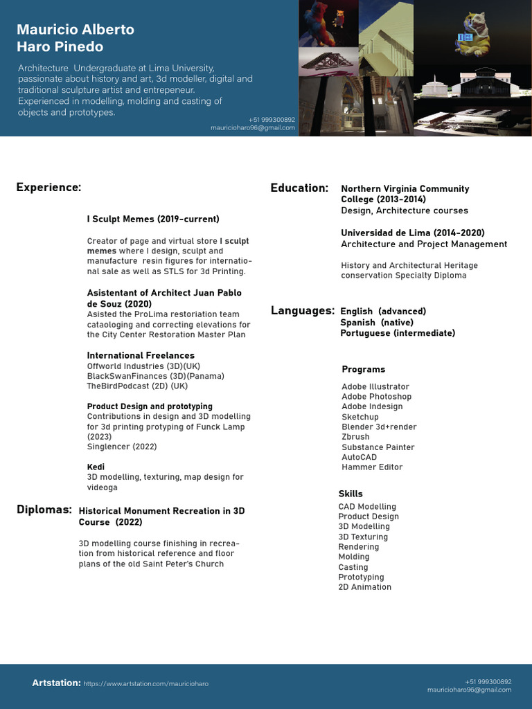 3D Modeling and Architecture Expertise | PDF | 3 D Computer Graphics ...