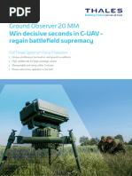 Thales Ground Observer 12 Specs | PDF | Military Science | Military ...