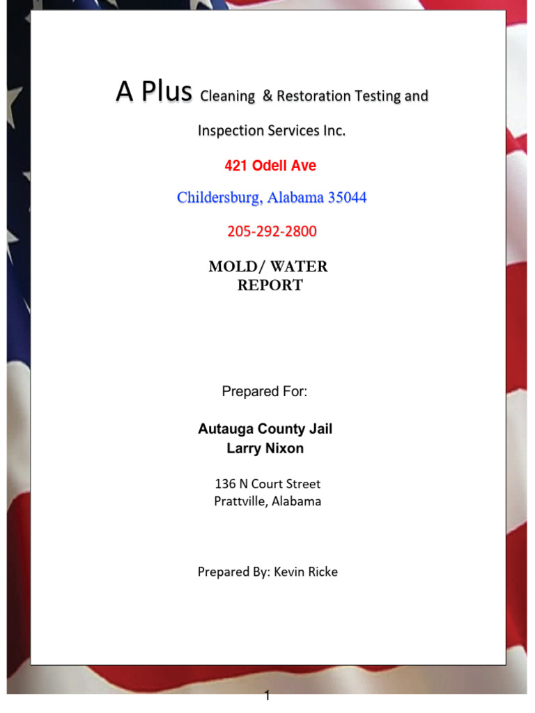 A Plus Jail Report. | PDF | Mold | Duct (Flow)