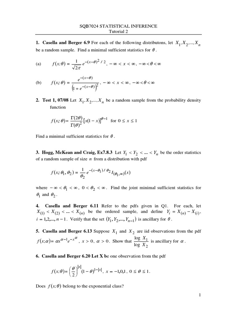 SQB7024 Tutorial 2 | PDF