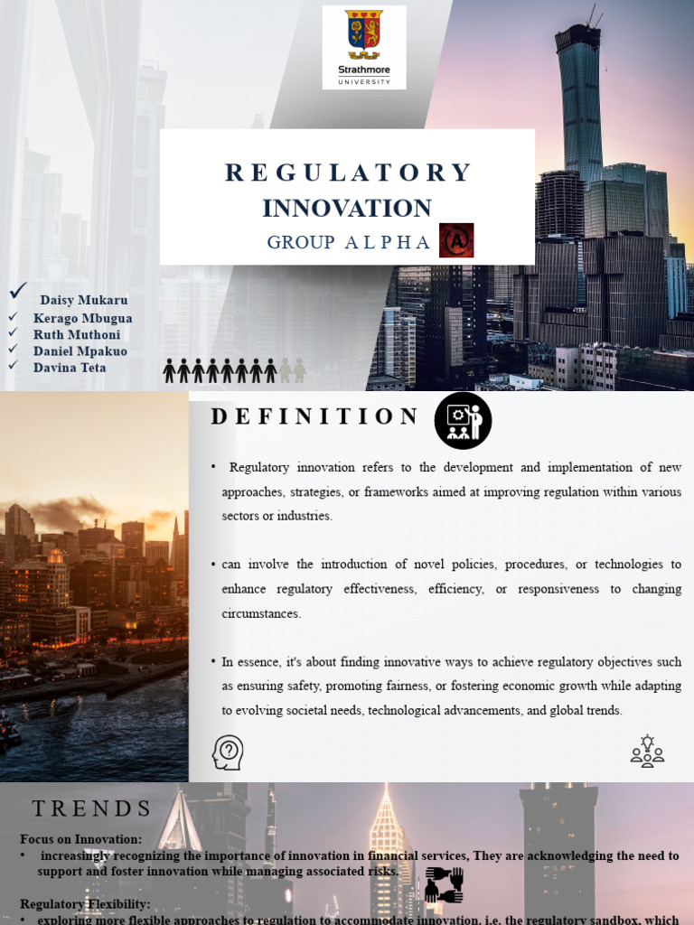 Regulatory Innovation | PDF | Innovation | Economies
