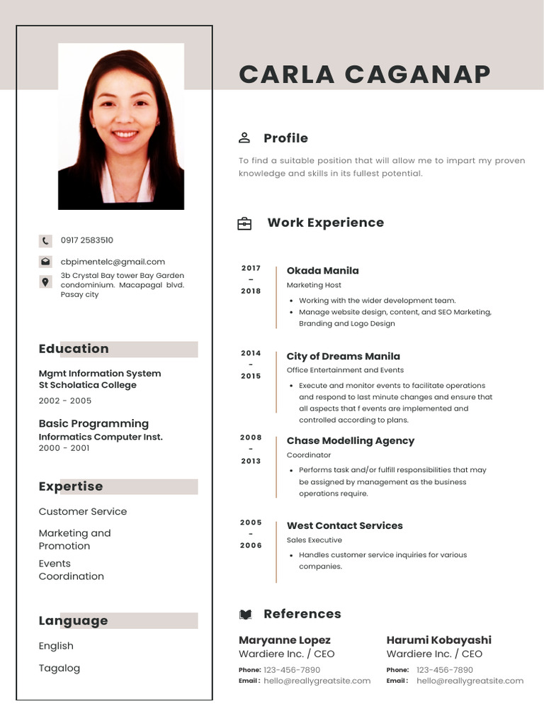 Marketing & Events Professional Profile | PDF | Business