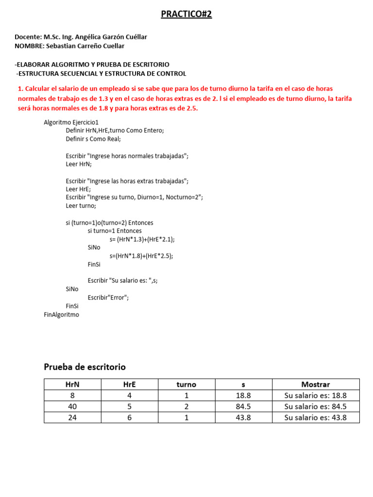 PRACTICO#2 | PDF | Salario | Álgebra abstracta