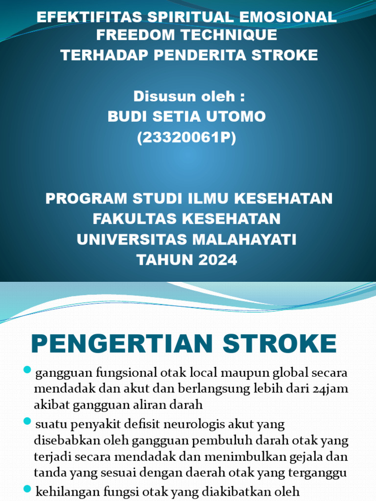 SEFT Stroke | PDF