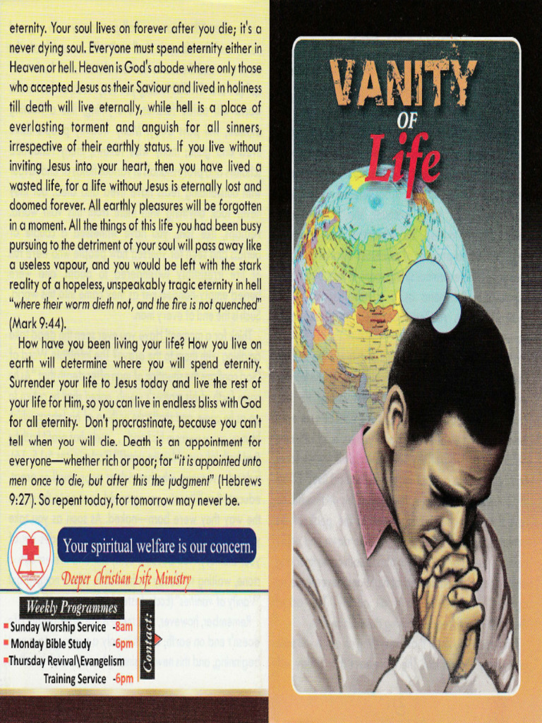 Vanity of Life | PDF | Comparative Mythology | Religion And Death