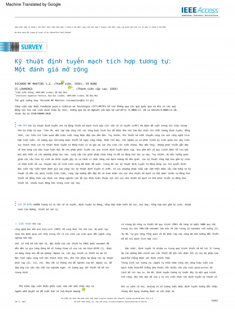 Analog Integrated Circuit Routing Techniques An Extensive Review | PDF