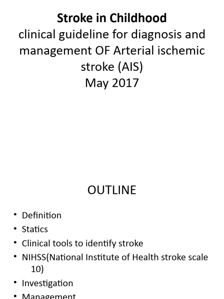 stroke | PDF | Stroke | Ischemia