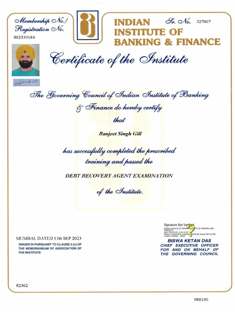DRA Examination Completion Certificate | PDF | Career & Growth | Business