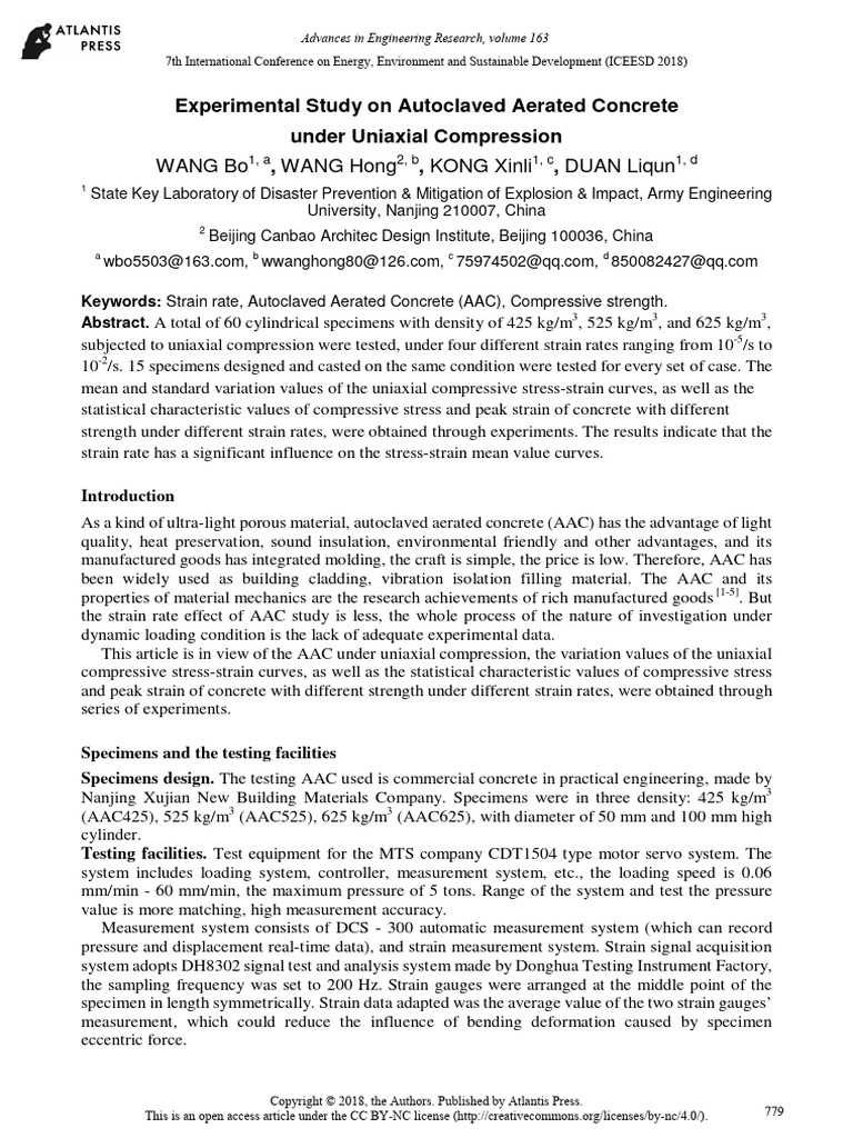 Wang Bo | PDF | Deformation (Engineering) | Young's Modulus