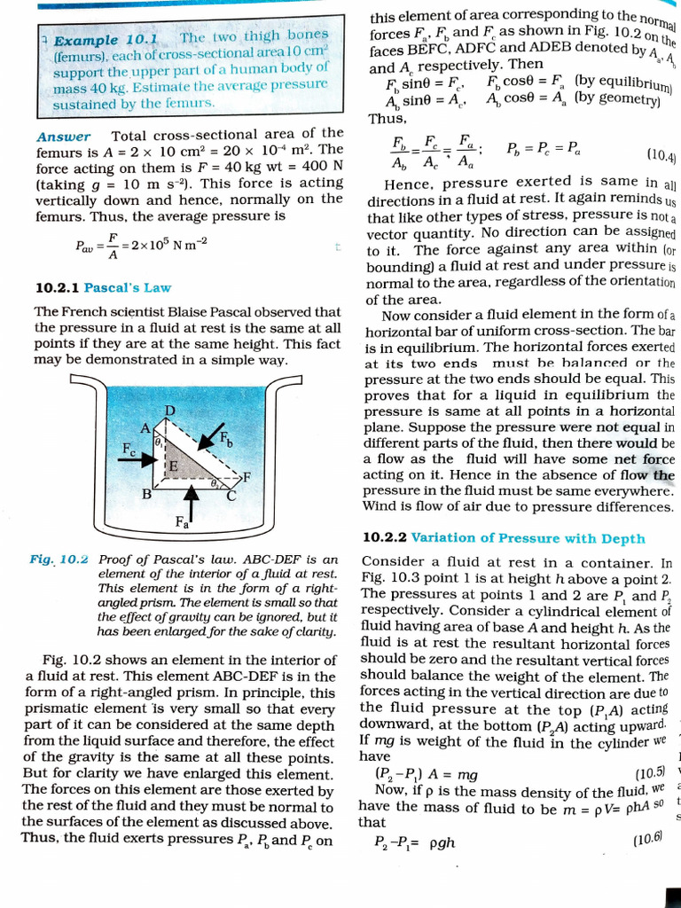 Bernoulli's principle | PDF | Pressure | Pressure Measurement