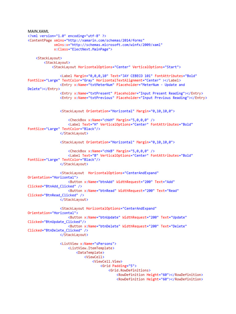 Xamarin | PDF | Databases | Data Management