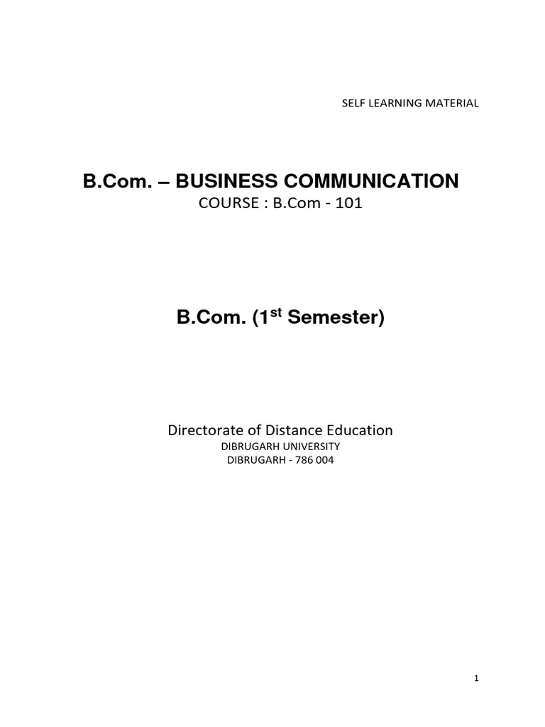 Communication General | PDF | Communication | Cognition