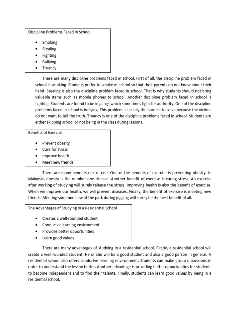 Expanding Outlines (Sample Answers For Good Students) | PDF