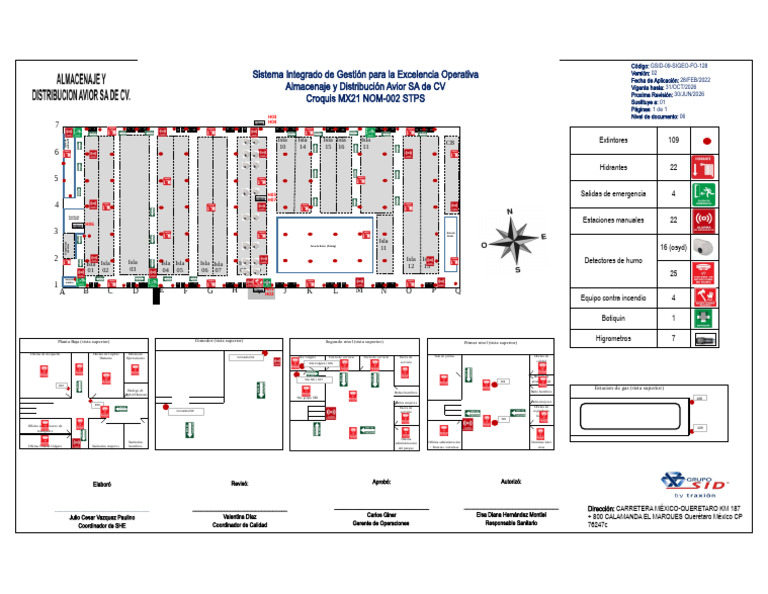 GSID-09-SIGEO-FO-128 Croquis MX21 NOM-002 STPS | PDF