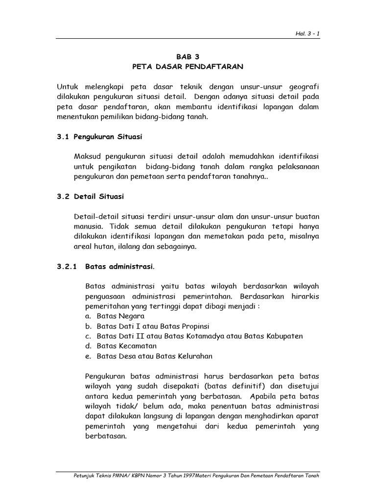 Bab 3 Peta Dasar | PDF