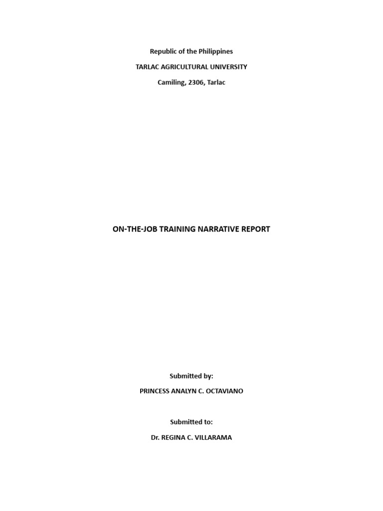 NARRATIVE-REPORT Cess | PDF | Behavior Modification