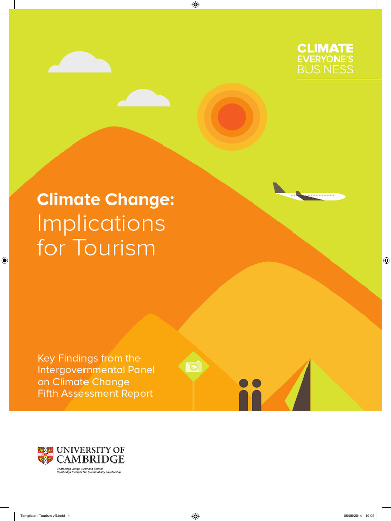 Ipcc Ar5 Implications For Tourism Briefing Prin | PDF | Climate Change ...
