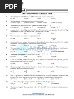 100 Stoichiometry Practice Questions | PDF | Stoichiometry | Mole (Unit)