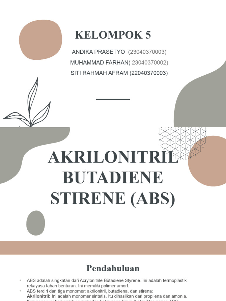 Polimer Abs | PDF | Griya & Taman