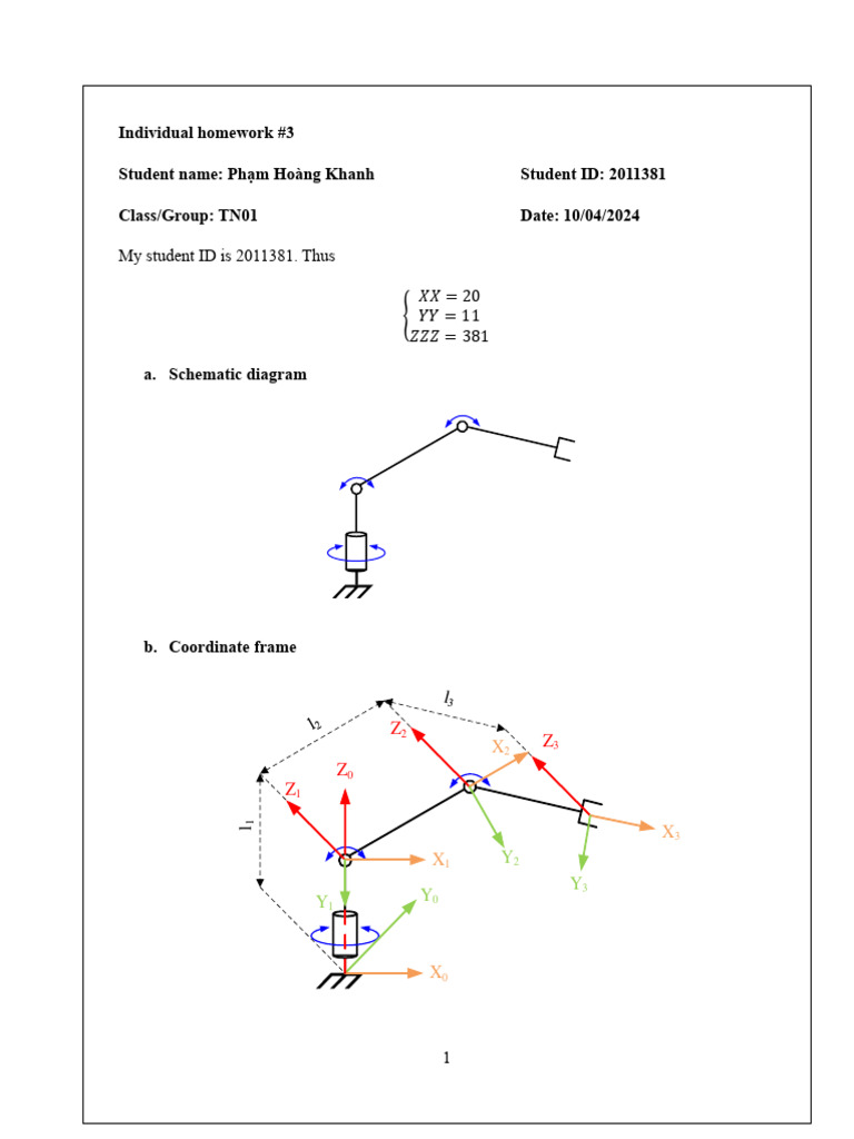 ROBOTICS WORKSHEET 1 | PDF