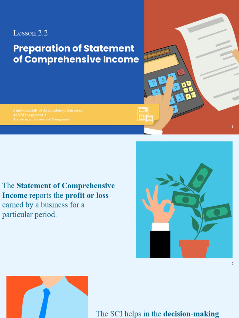 Lesson 2.2 Preparation of Statement of Comprehensive Income | Download Free PDF | Income ...
