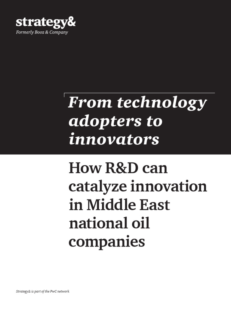 From Technology Adopters To Innovators | PDF | Research And Development | Innovation