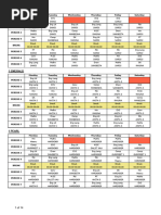Time Table 2024-25 | PDF