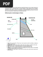 Dam Terminology Glossary | PDF | Dam | Spillway