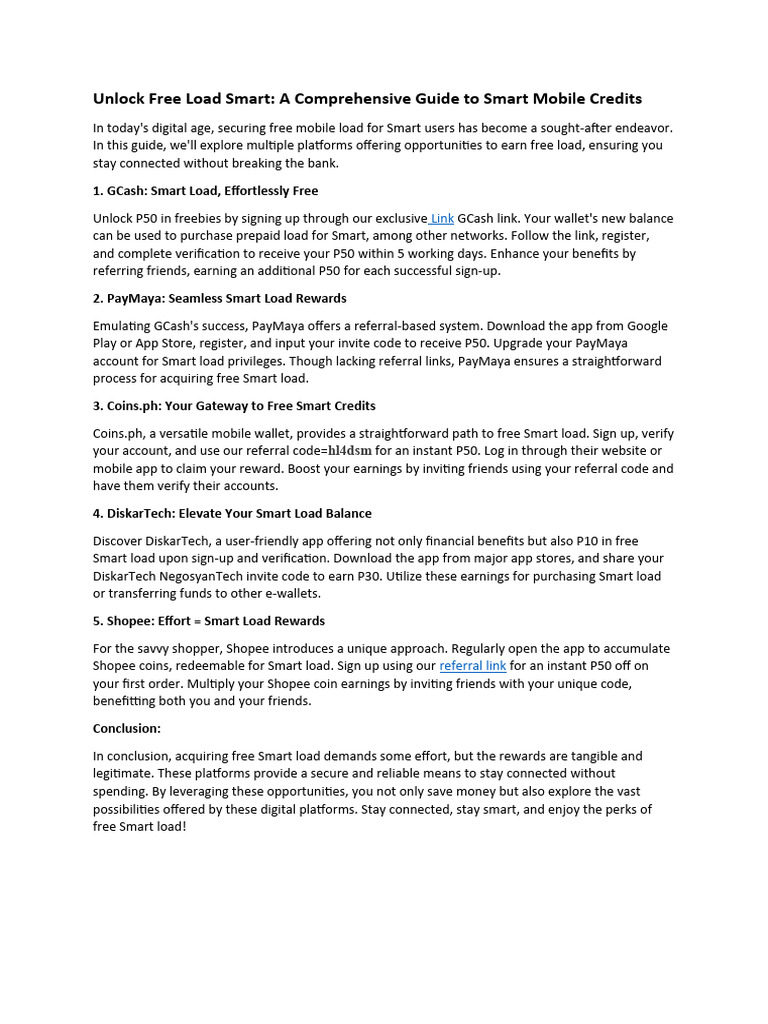 free load smart | Download Free PDF | Mobile App | Cyberspace