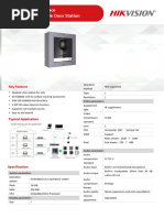 DS-KM9503 Video Intercom Overview | PDF | Video | Touchscreen