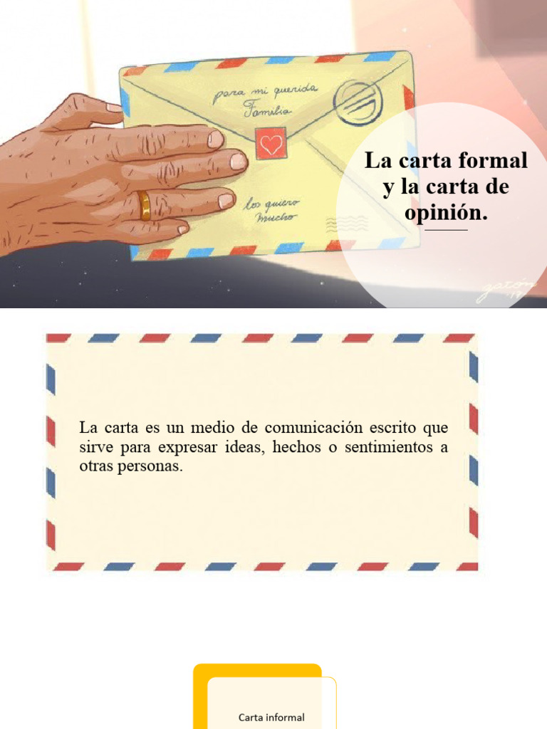 Cartas Formales e Informales | PDF