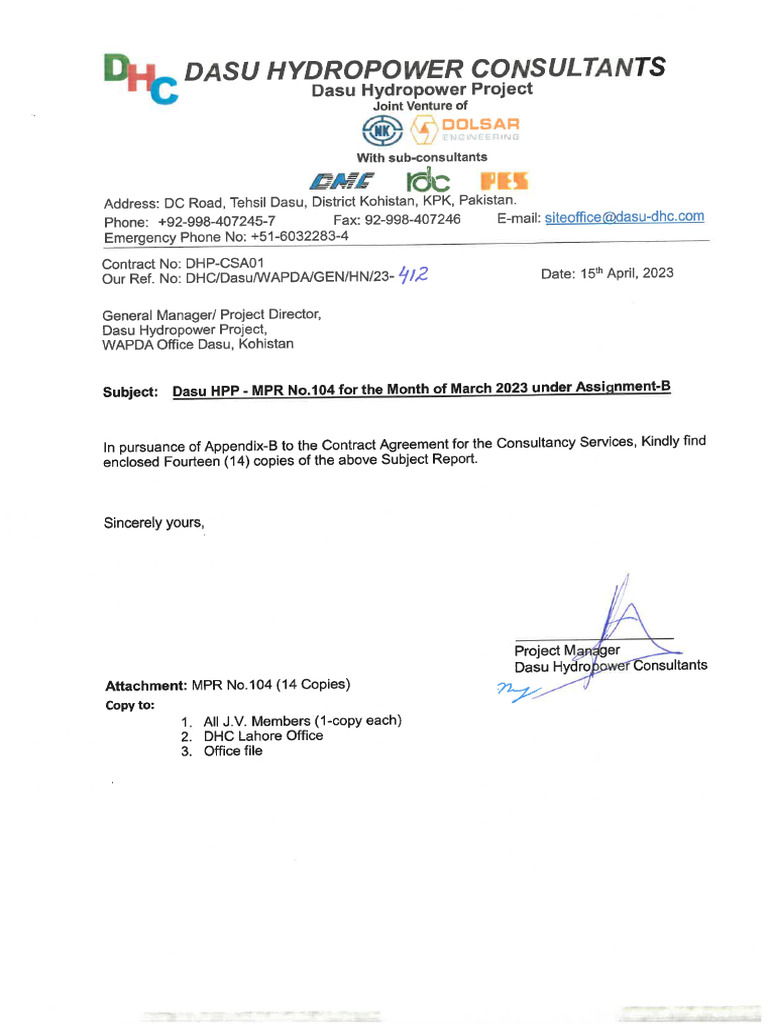 MPR March 2023 | PDF | Electrical Substation | Spillway