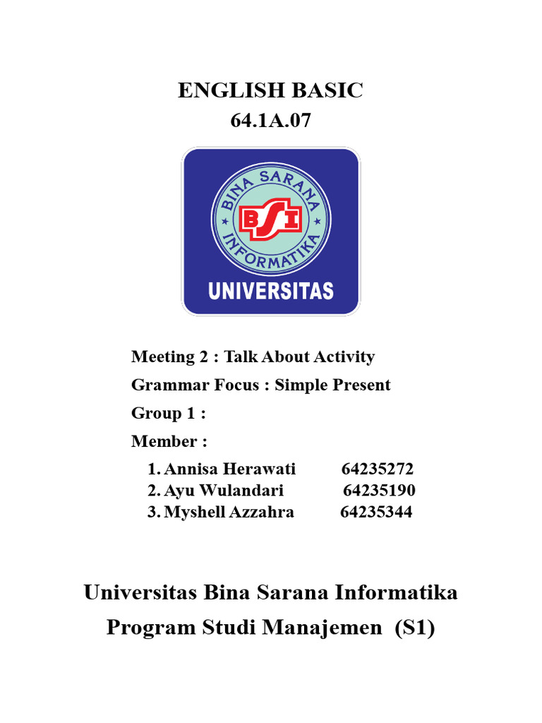 Makalah Simple Present | PDF | Subject (Grammar) | Verb