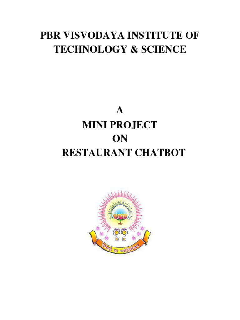 AI Mini Project | PDF | Control Flow | Restaurants