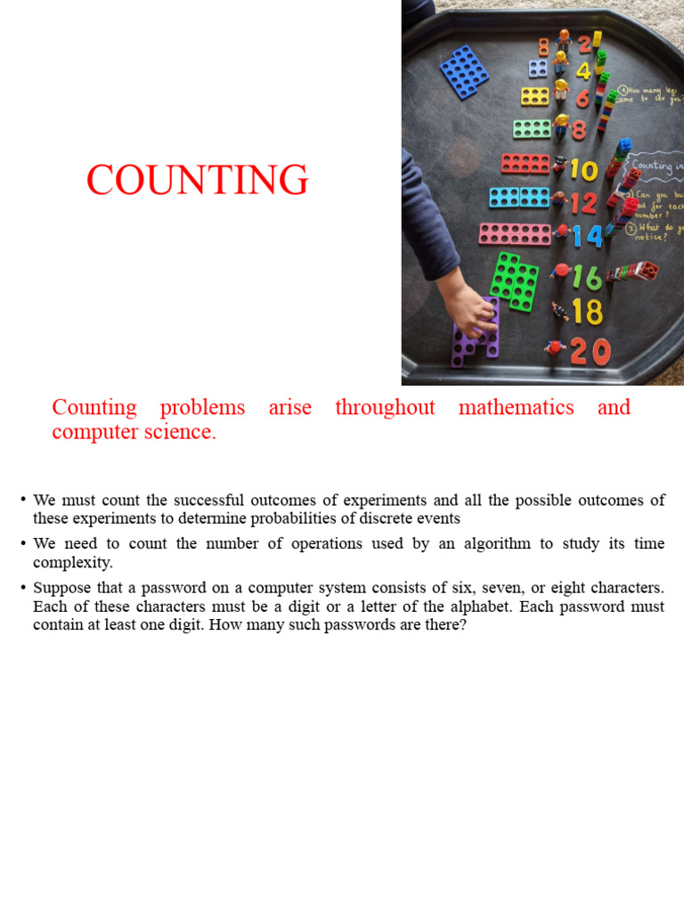 Counting | PDF | Function (Mathematics) | Computer Science