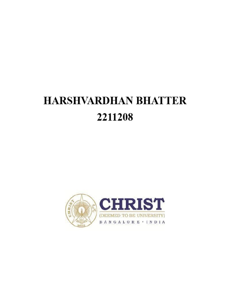 Harshvardhan Bhatter[1] | PDF | Underwriting | Insurance