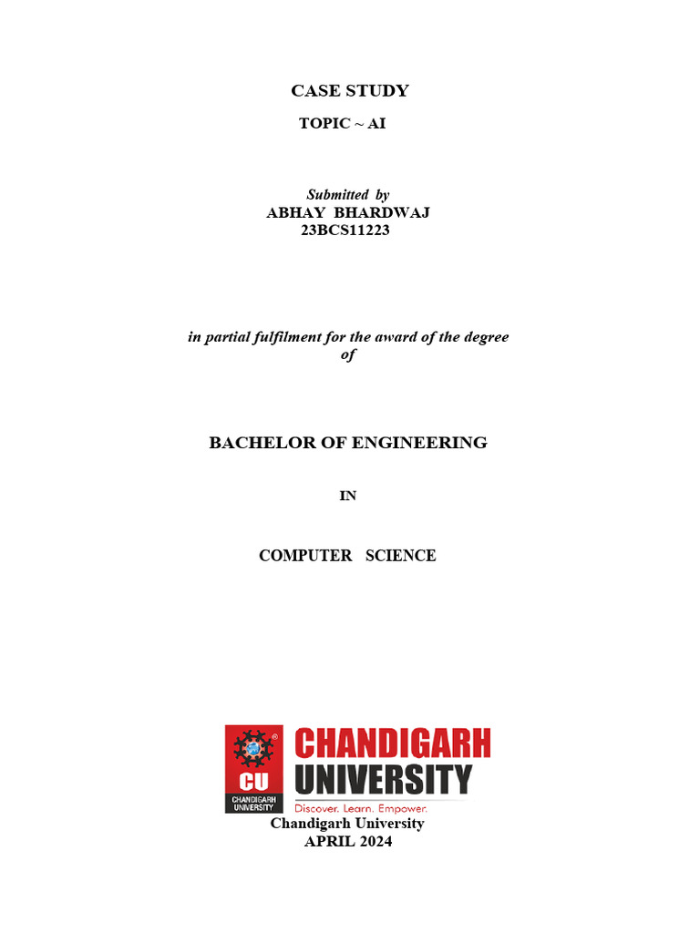 IEEE Case Study | PDF | Artificial Intelligence | Intelligence (AI ...