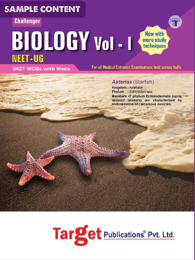 Sample PDF of Neet Ug Challenger Biology Vol 1 Book | PDF | Taxonomy ...