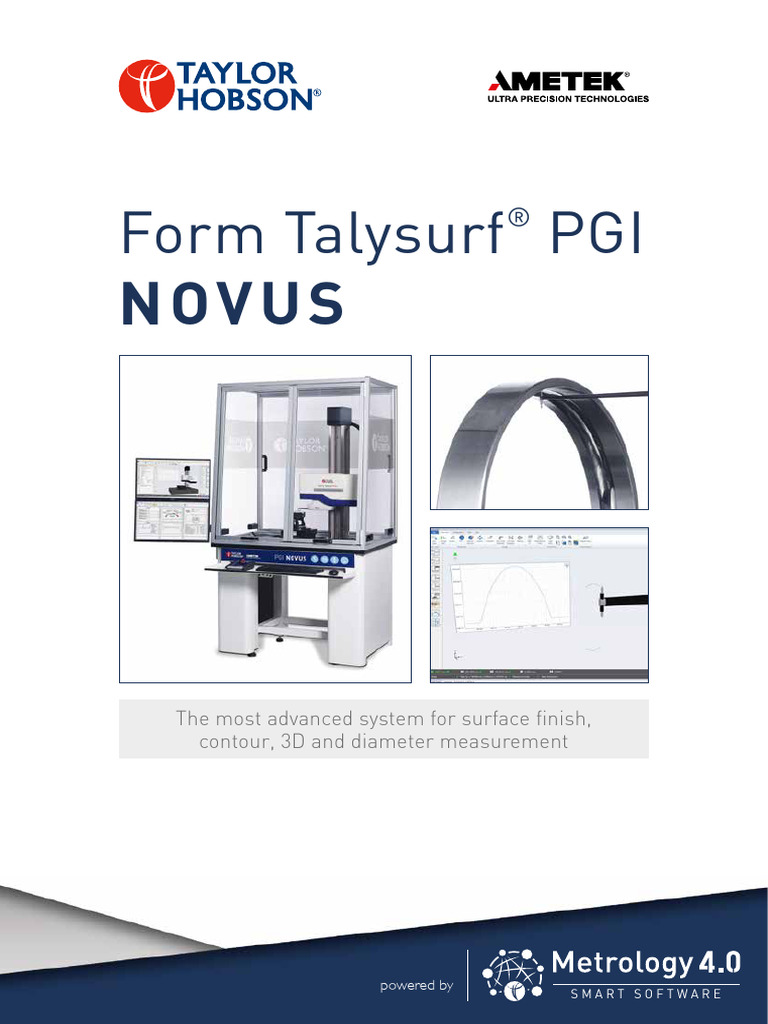 Advanced Surface Measurement System | PDF | Metrology | Accuracy And ...