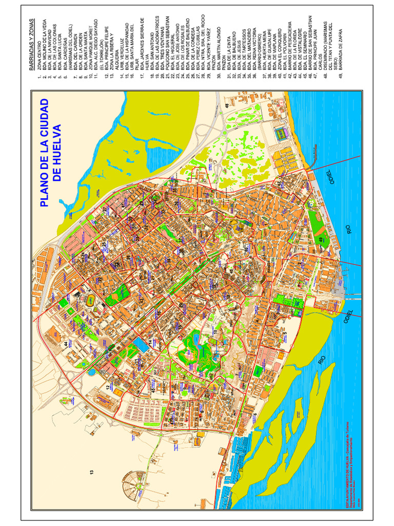 Plano Callejero Oficial Por Barriadas | PDF