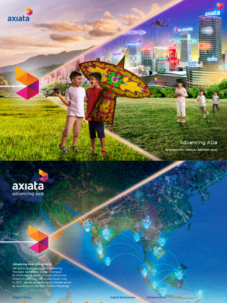 Axiata Group 2021 Annual Report Summary | PDF | Sustainability ...